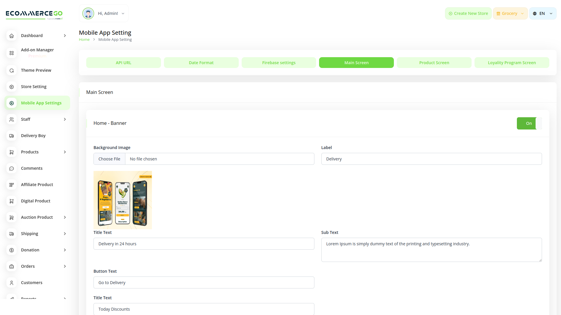 eCommerceGo SaaS - eCommerce Store with Multi theme and Multi Store by WorkDo