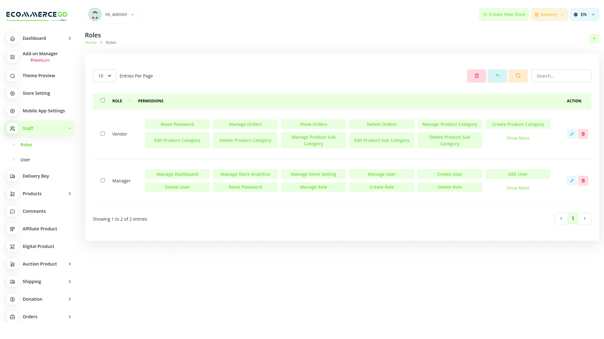 Ecommercego Saas Ecommerce Store With Multi Theme And Multi Store By Workdo