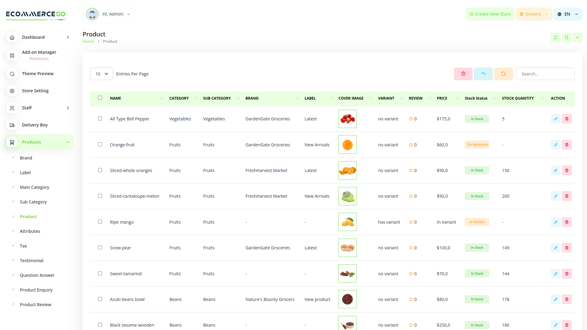 eCommerceGo SaaS - eCommerce Store with Multi theme and Multi Store by WorkDo