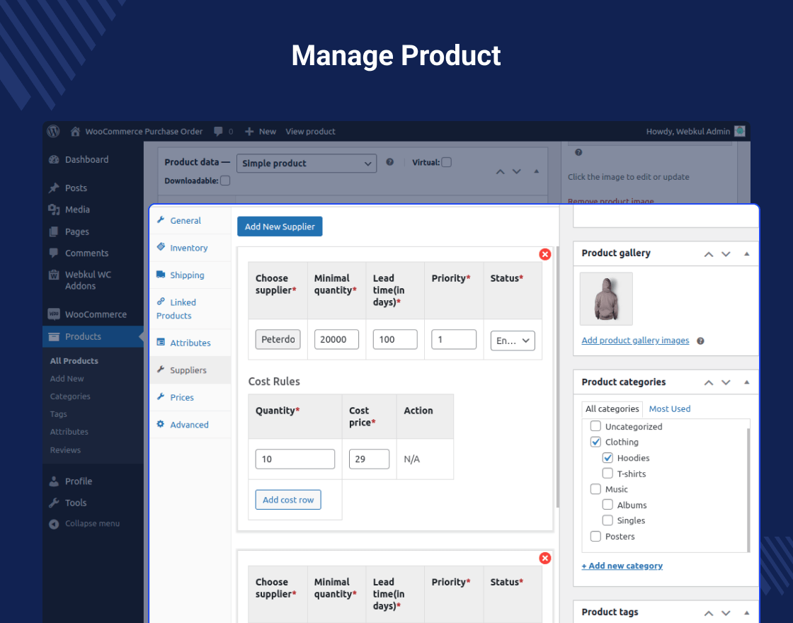 Purchase Order Plugin for WooCommerce by Webkul | CodeCanyon