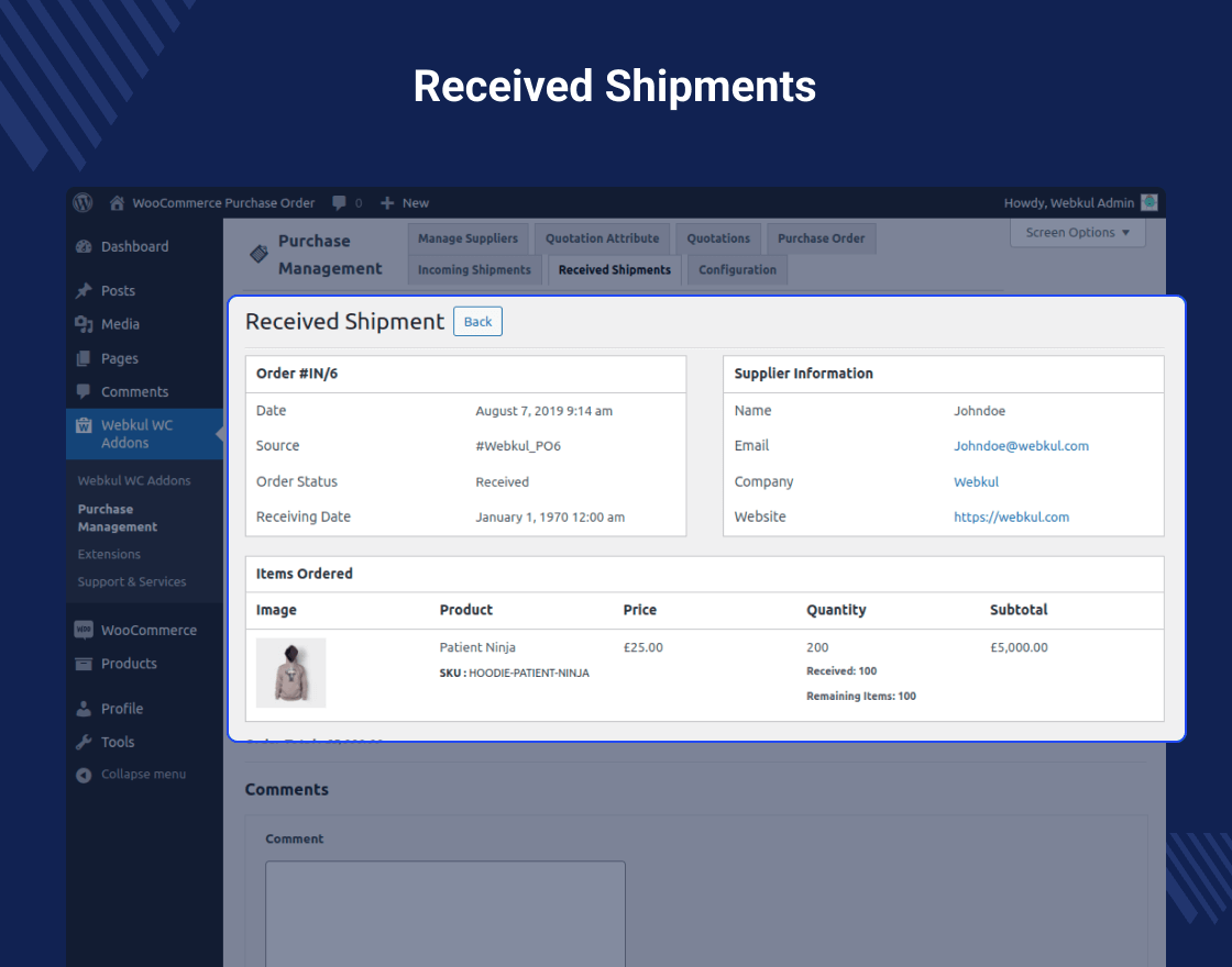 Purchase Order Plugin for WooCommerce by Webkul | CodeCanyon