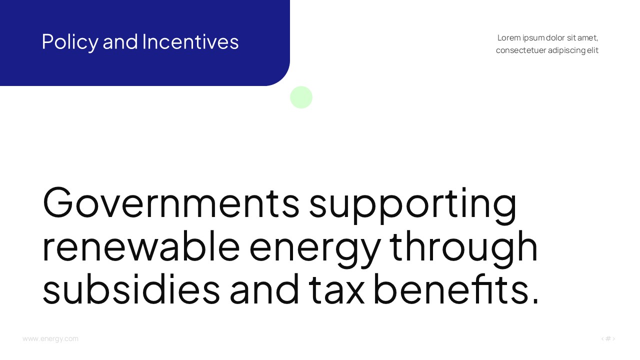 Renewable Energy Pitch Deck, Presentation Templates | GraphicRiver