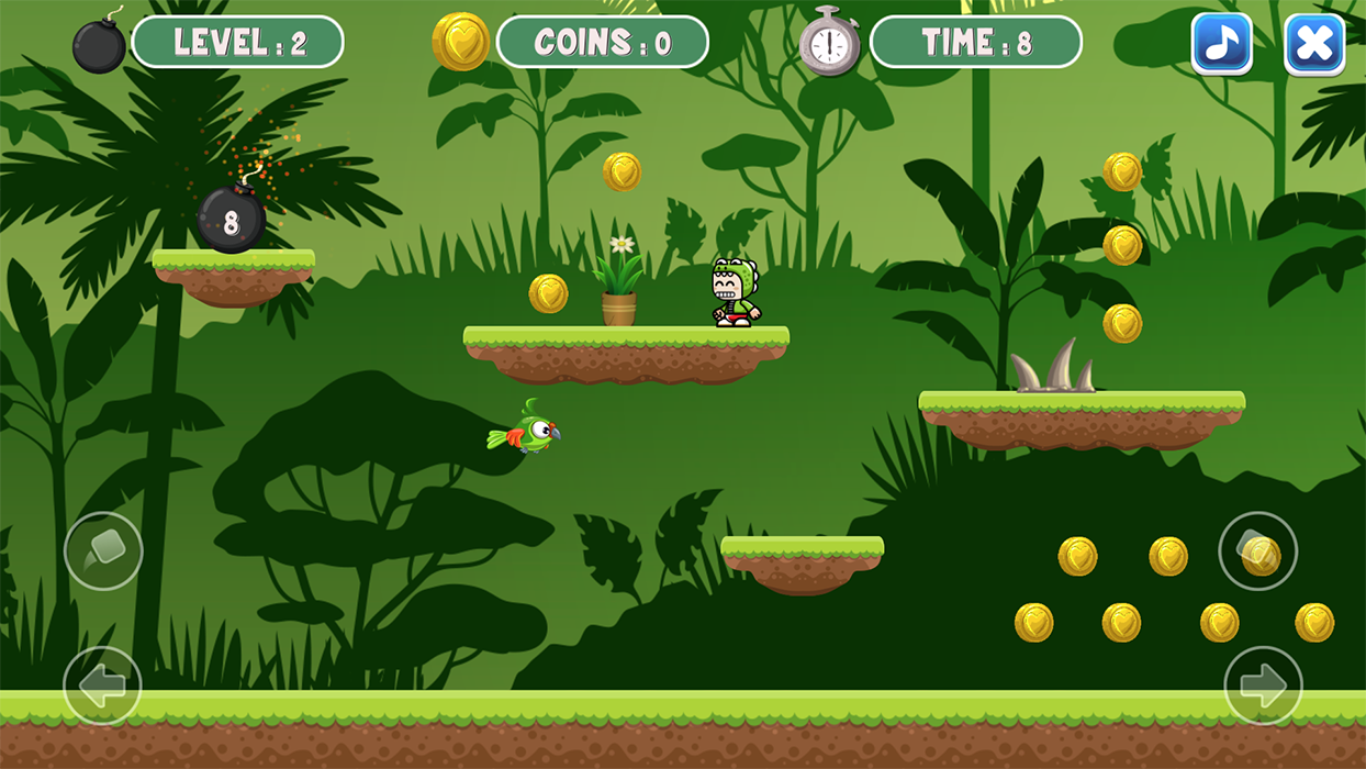 Time Bomb Game (Construct 3 | C3P | HTML5) Platform Game by CGFX-Studio