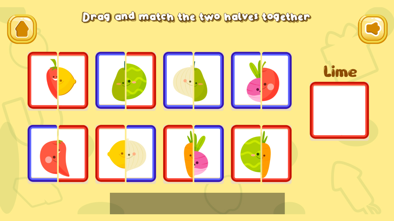 Smile and Match Game - Puzzle Game | Educational Game | HTML5 Game ...
