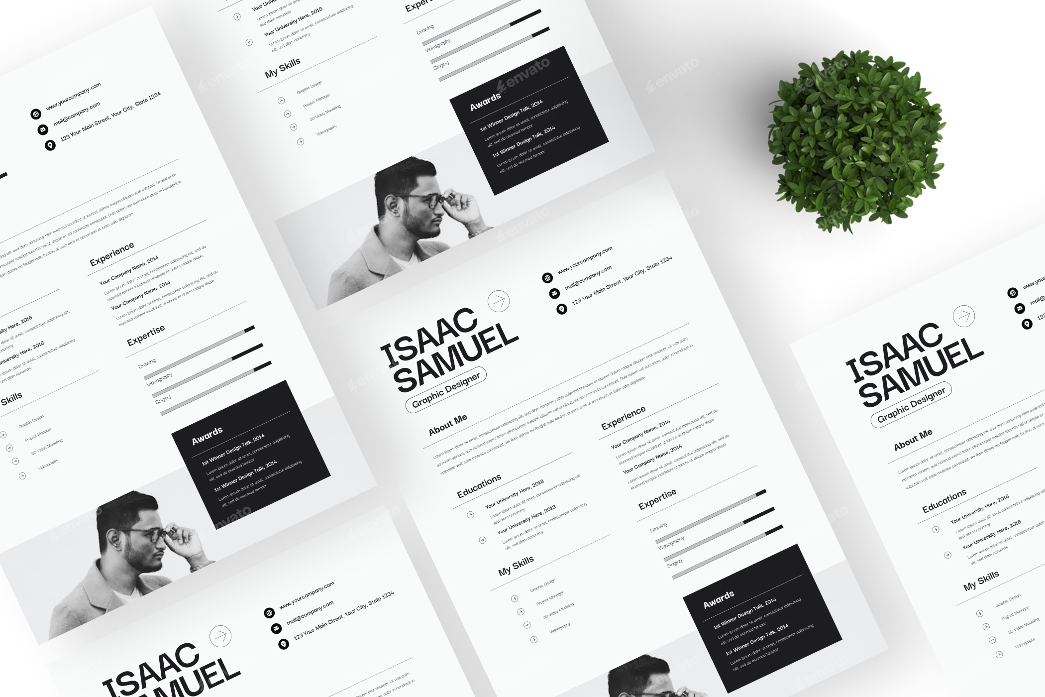 White Work - Resume, Print Templates | GraphicRiver