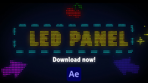 Customisable LED panel template, After Effects Project Files | VideoHive