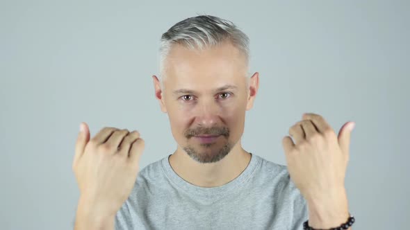 Invitation Gesture by Man, Inviting, Portrait, Stock Footage | VideoHive