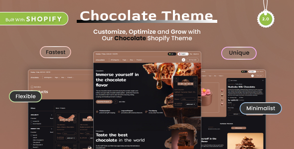 Chocolate - Shopify 2.0 Cake Shop Theme by WorkDo | ThemeForest