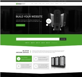 MaxHost - Web Hosting, WHMCS and Corporate Business WordPress Theme with WooCommerce by Fluent ...