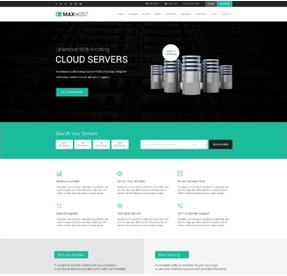 MaxHost - Web Hosting, WHMCS and Corporate Business WordPress Theme with WooCommerce by Fluent ...