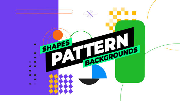 Shapes Pattern Backgrounds, After Effects Project Files | VideoHive