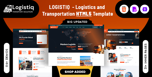 Logistiq - Logistics and Transportation HTML5 Template by weblayout
