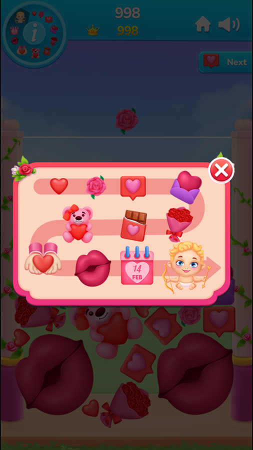 Valentine Merge Mania [ Construct 3 , HTML5 ] by Fabboxstudios | CodeCanyon
