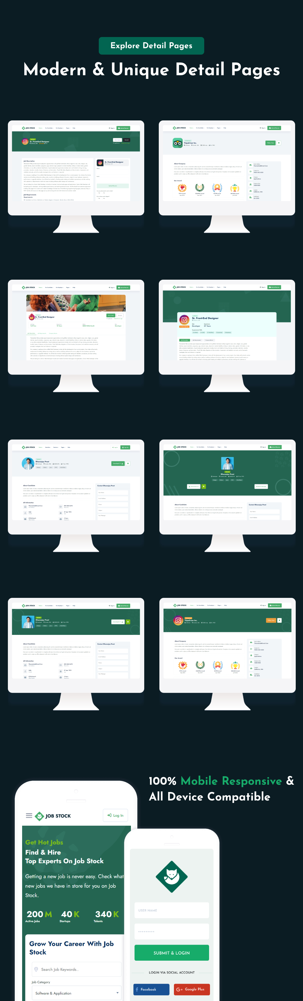 Job Stock - Job Board Template by ThemezhubLayouts | ThemeForest