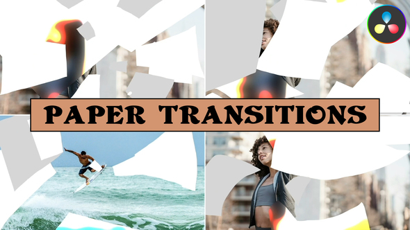 Paper Hand Drawn Seamless Transitions | DaVinci Resolve, DaVinci ...