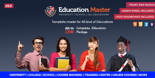 Education Master Template by rn53themes | ThemeForest
