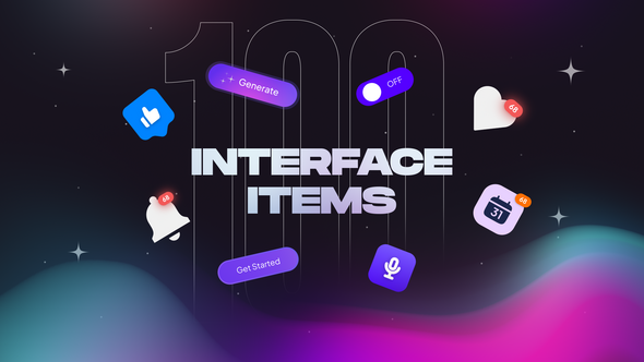 Interface Items Library, After Effects Project Files | VideoHive