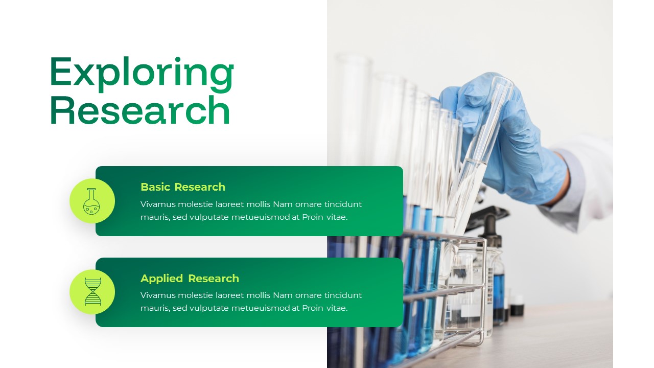 Scientific Excellence Research Google Slides, Presentation Templates