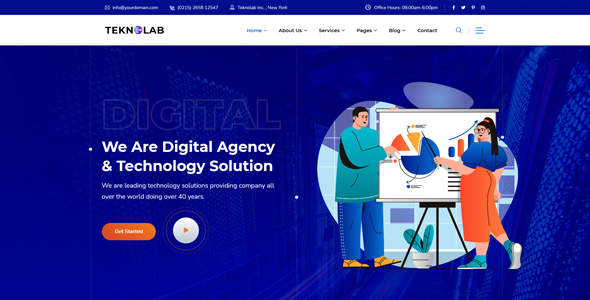 Teknolab - Technology & IT Solutions WordPress Theme by rs-theme | ThemeForest