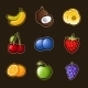 Set Fruit Icons, Vectors | GraphicRiver