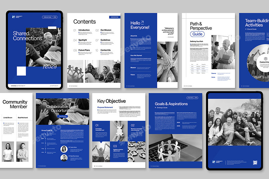 Digital Report Document Template, Print Templates | GraphicRiver