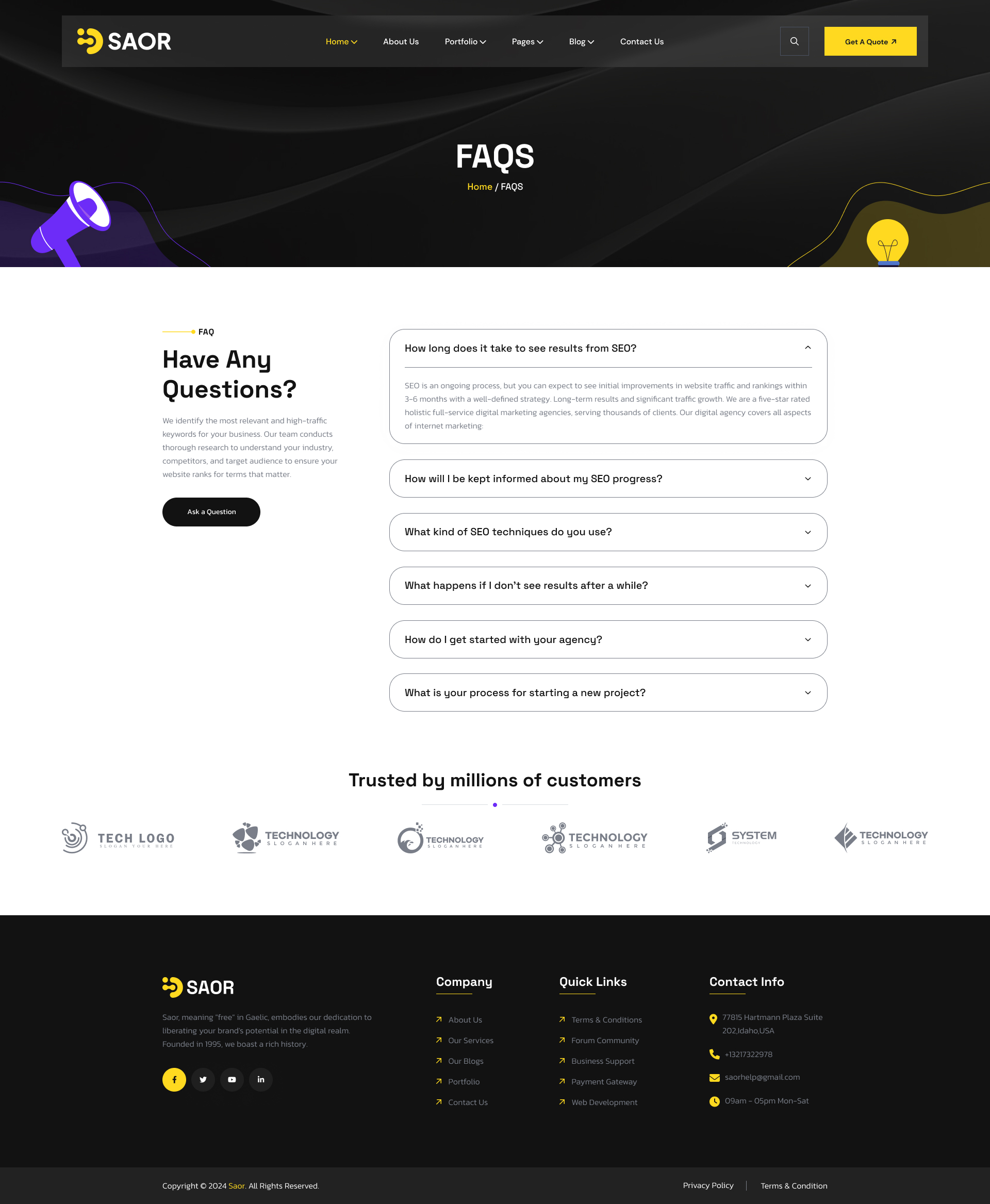 Saor – SEO Digital Marketing Agency Figma Template by themeholy ...
