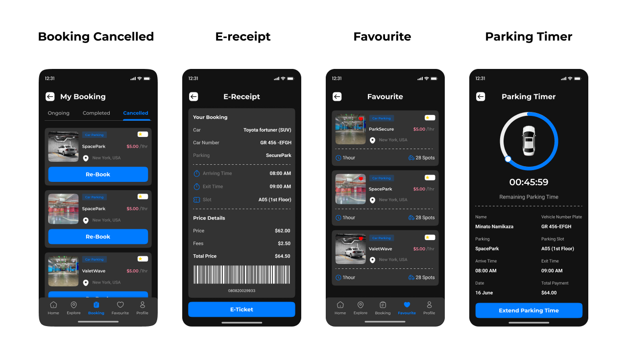 Spotfinder Parking | Booking React Native Expo App Template by codeforge0