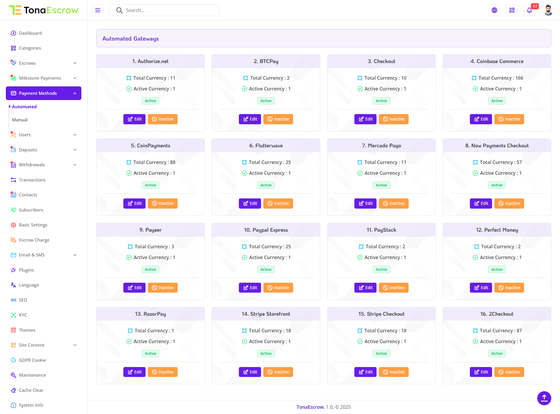 TonaEscrow - Escrow Payment Platform by TonaTheme | CodeCanyon