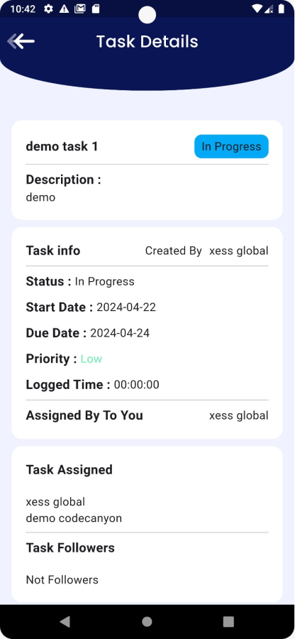 Glofex Admin/Employee Mobile APP for perfex by xessglobal | CodeCanyon