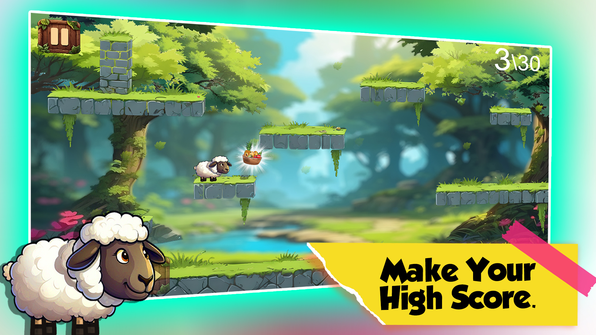 Sheep Runner HTML5 Construct 3 Game by pairplaycreation | CodeCanyon