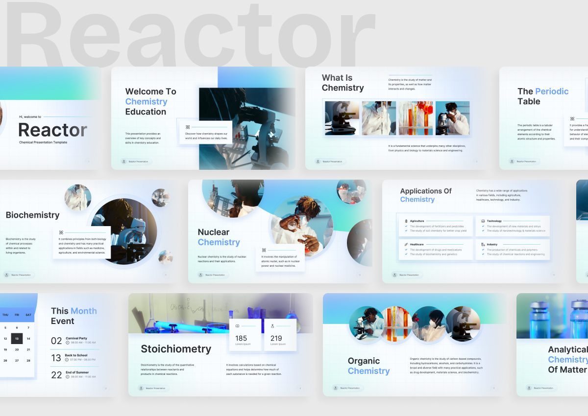 Reactor - Chemical Keynote Presentation, Presentation Templates ...