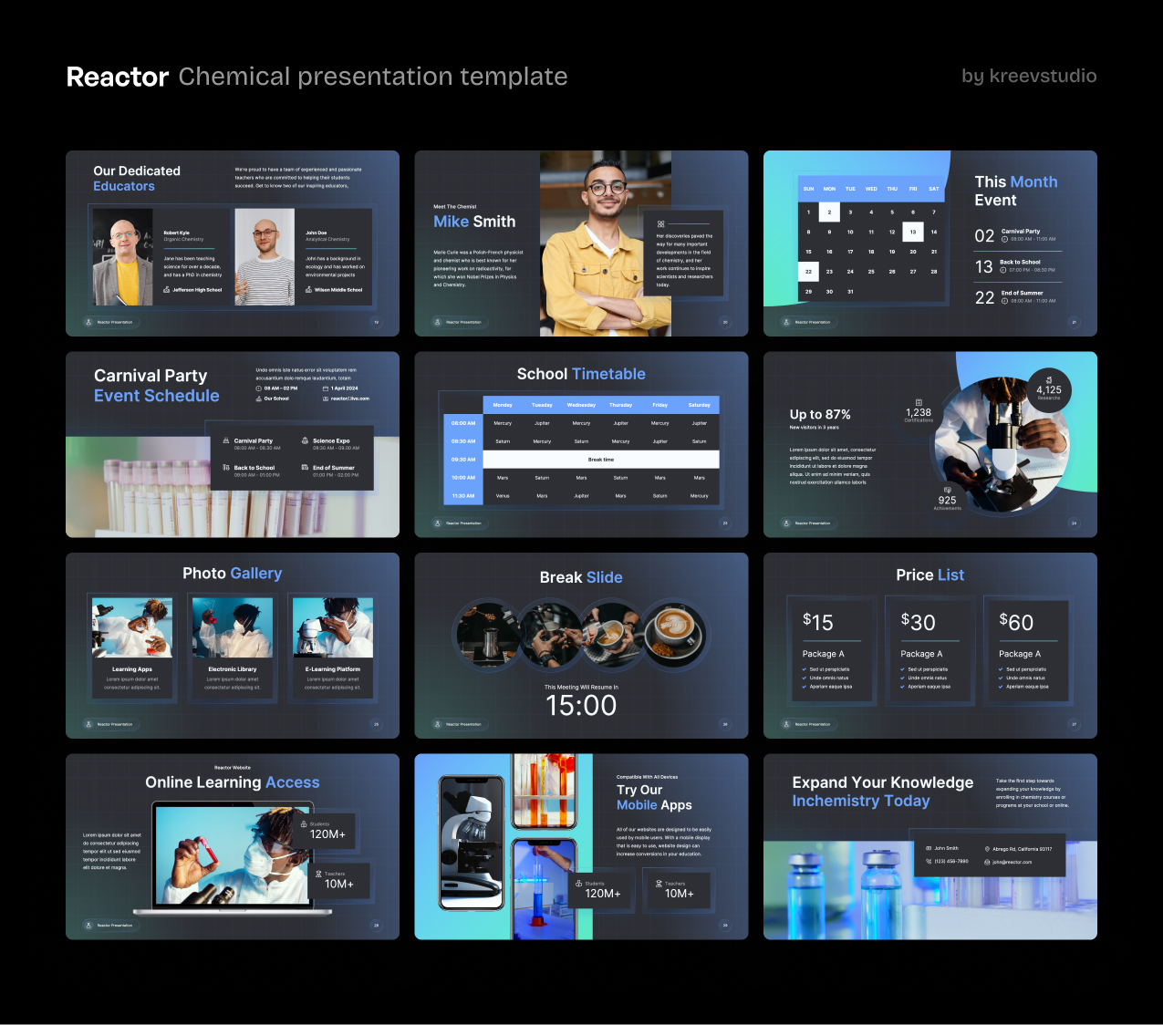 Reactor - Chemical Keynote Presentation, Presentation Templates ...
