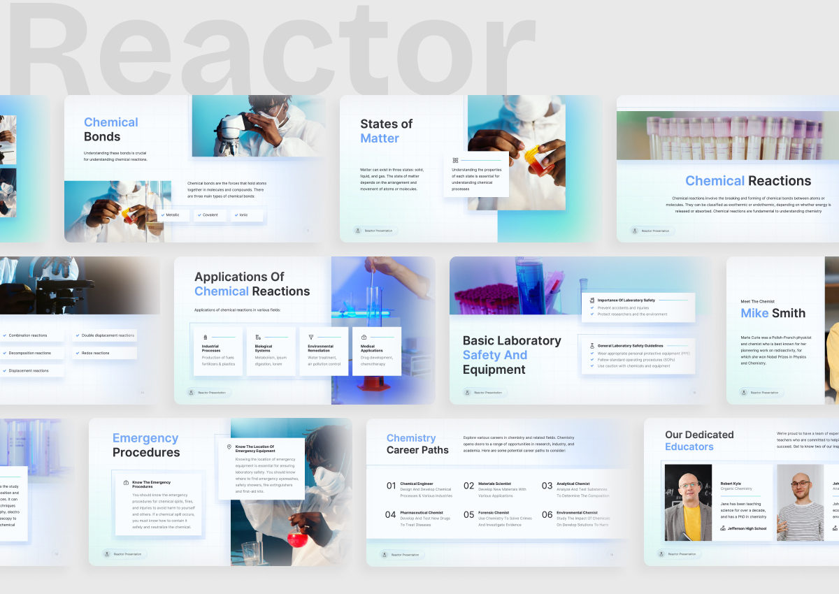 Reactor - Chemical Keynote Presentation, Presentation Templates ...