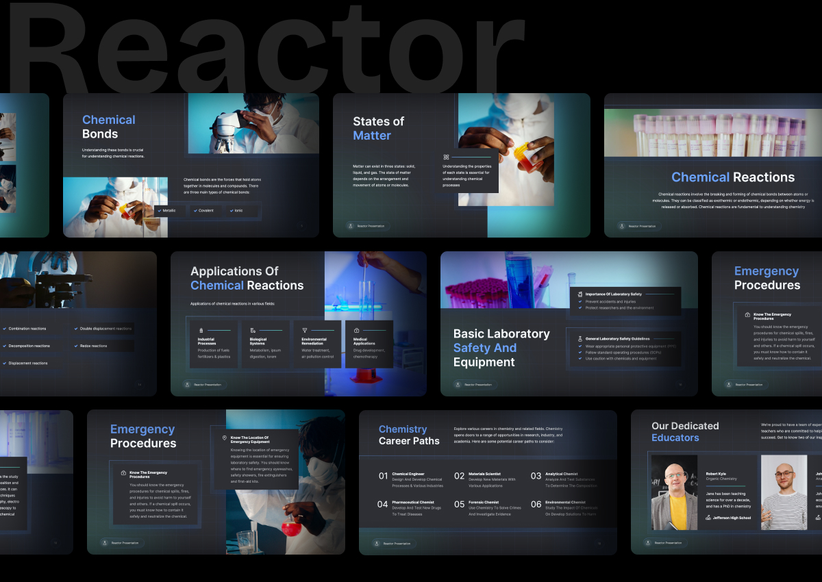 Reactor - Chemical Keynote Presentation, Presentation Templates ...