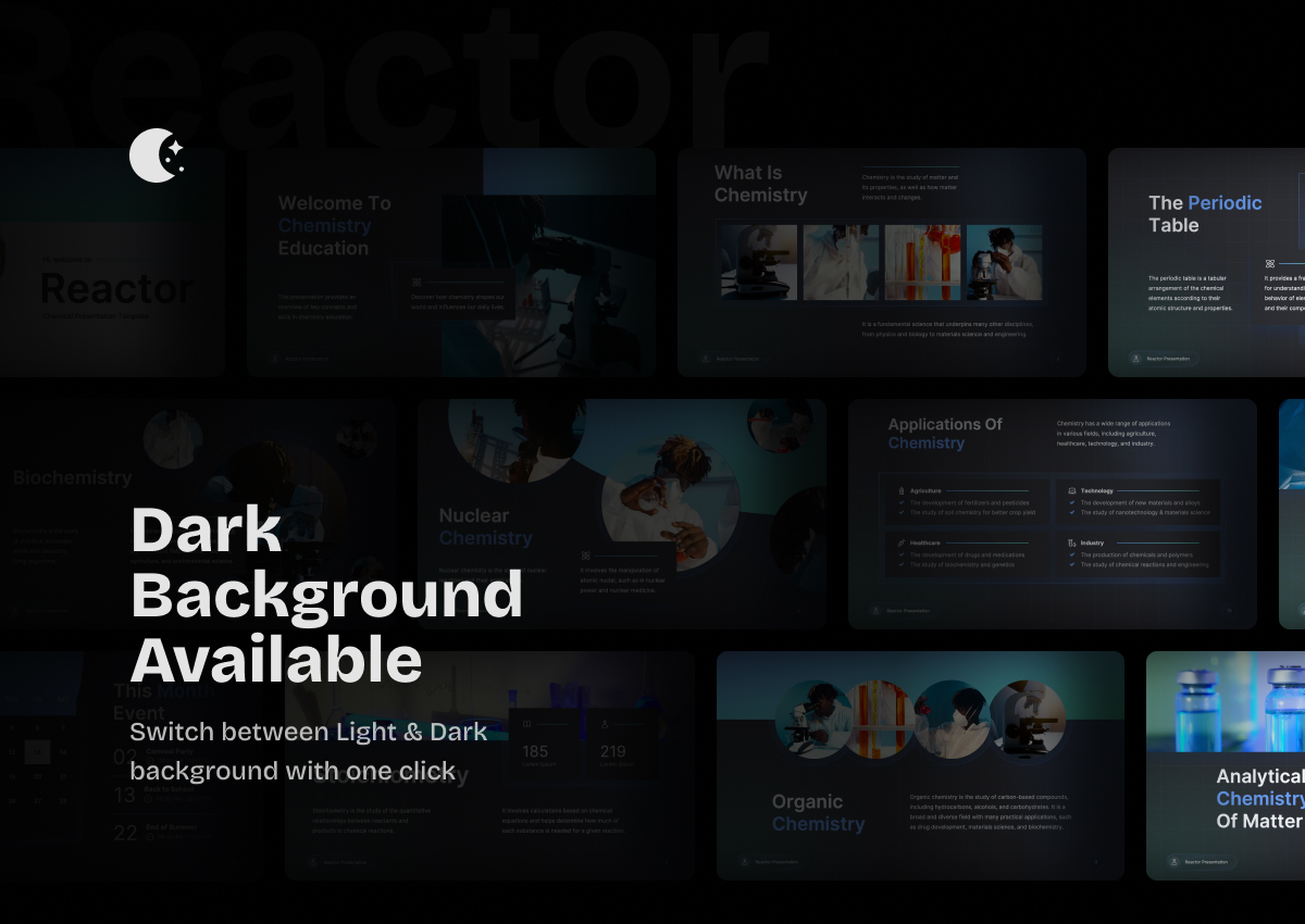 Reactor - Chemical Google Slides Presentation, Presentation Templates
