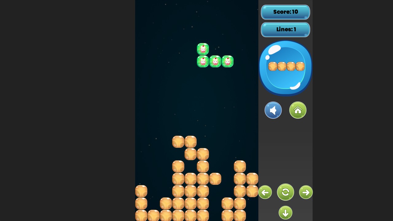 Food Tetris - Cross Platform Puzzle Game by raizensoft | CodeCanyon