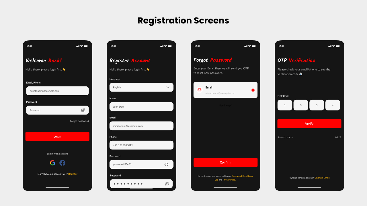 Baasaar Ecommerce Mobile App React Native Template by codeforge0 | CodeCanyon