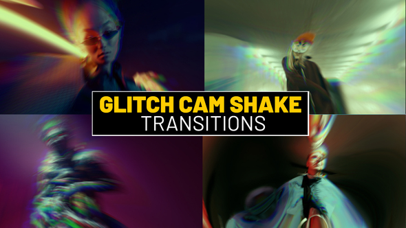 Glitch Cam Shake Transitions | After Effects, After Effects Project Files