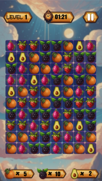 Juicy Match HTML5 Construct 3 Game by contactrandom8 | CodeCanyon