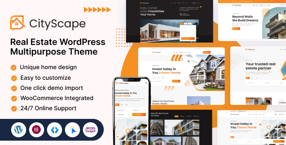 CityScape – Real Estate WordPress Theme Multipurpose by wowtheme7 ...
