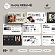 Hasu Creative Resume Keynote Template, Presentation Templates ...