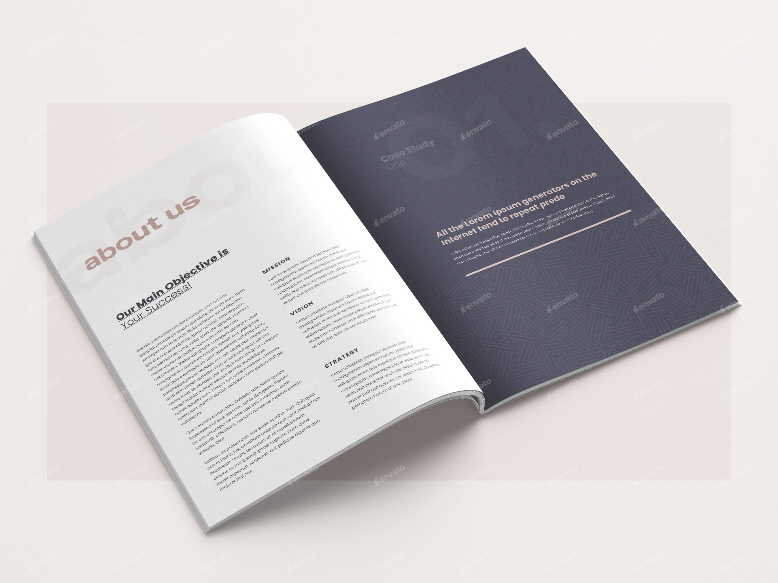 Case Study Template, Canva, Print Templates | GraphicRiver