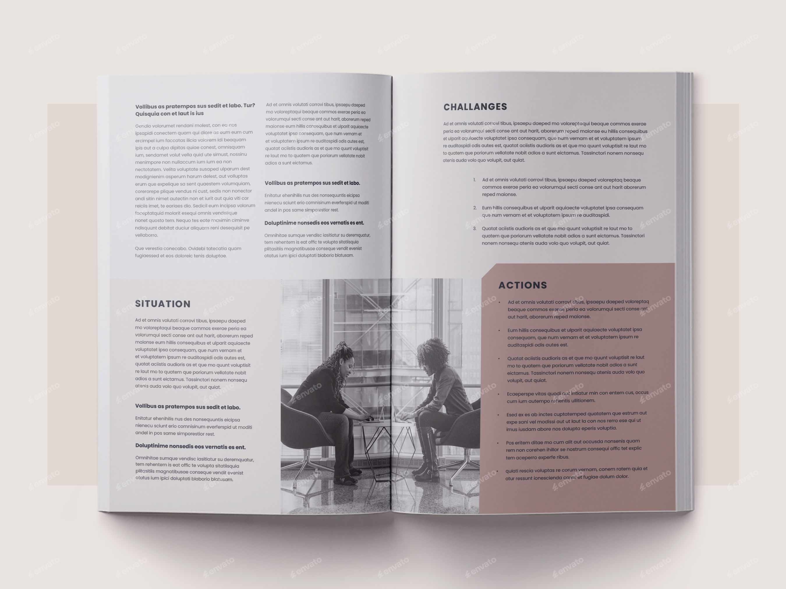 Case Study Template, Canva, Print Templates | GraphicRiver