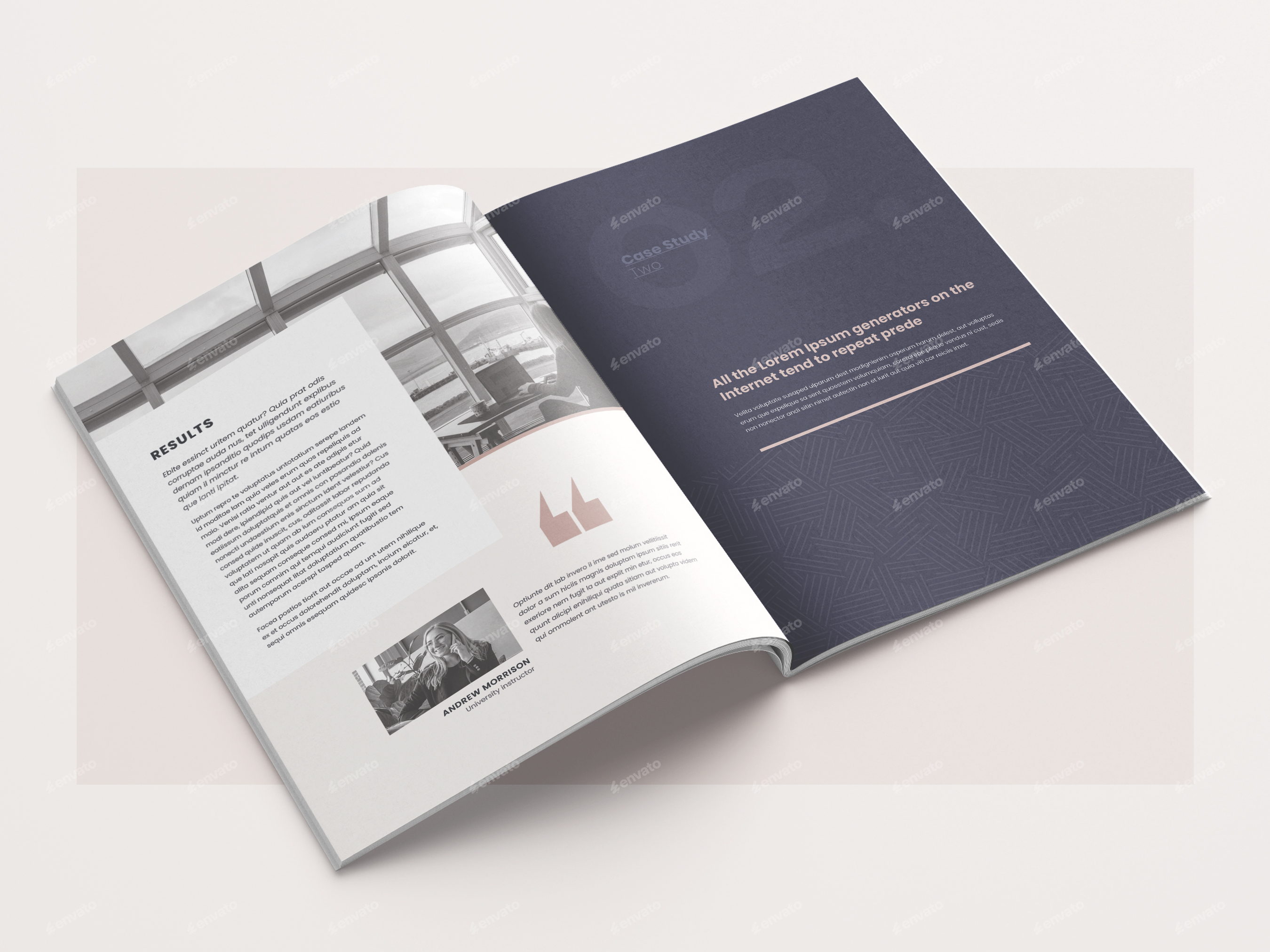 Case Study Template, Canva, Print Templates | GraphicRiver