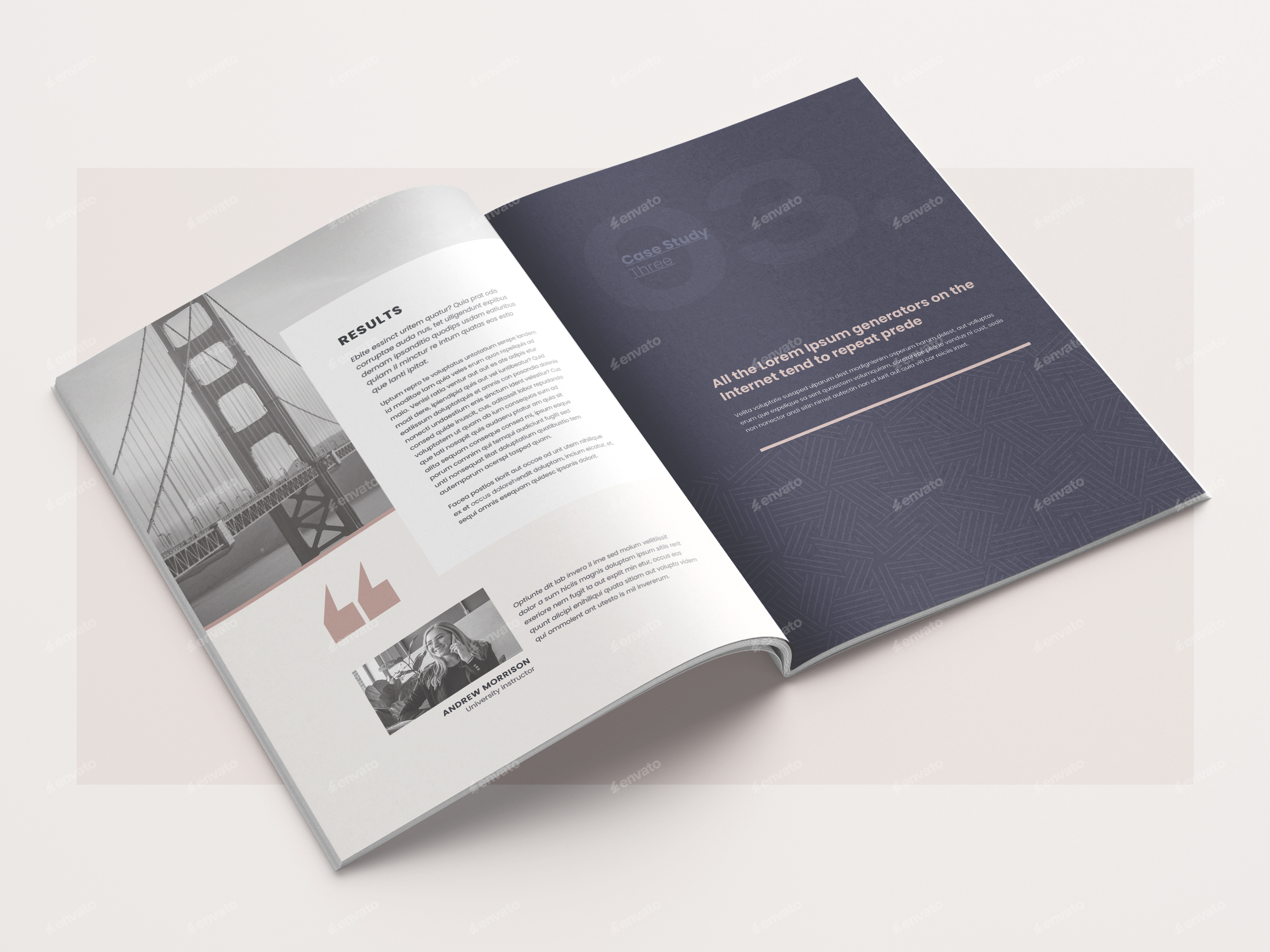 Case Study Template, Canva, Print Templates | GraphicRiver