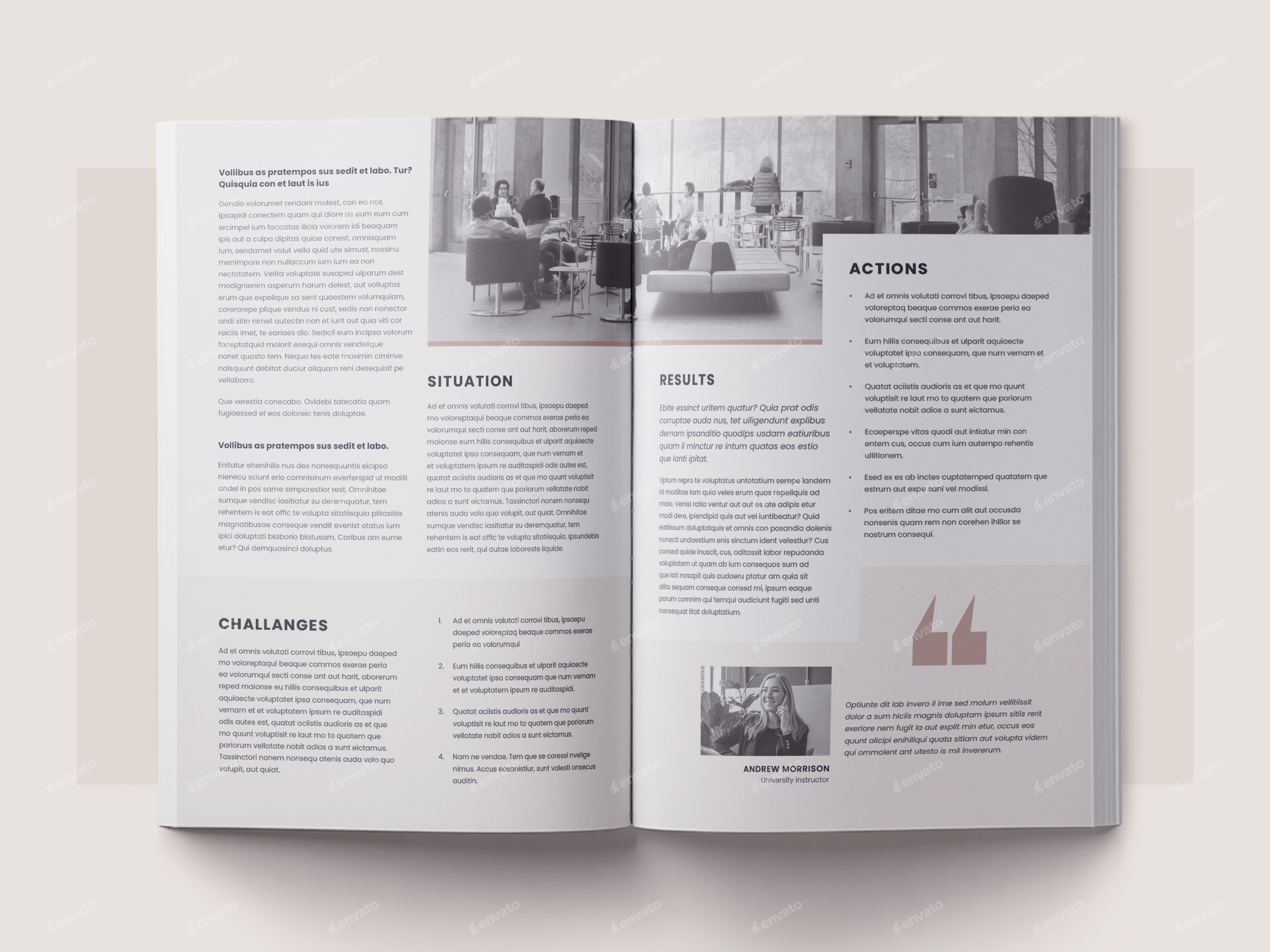 Case Study Template, Canva, Print Templates | GraphicRiver