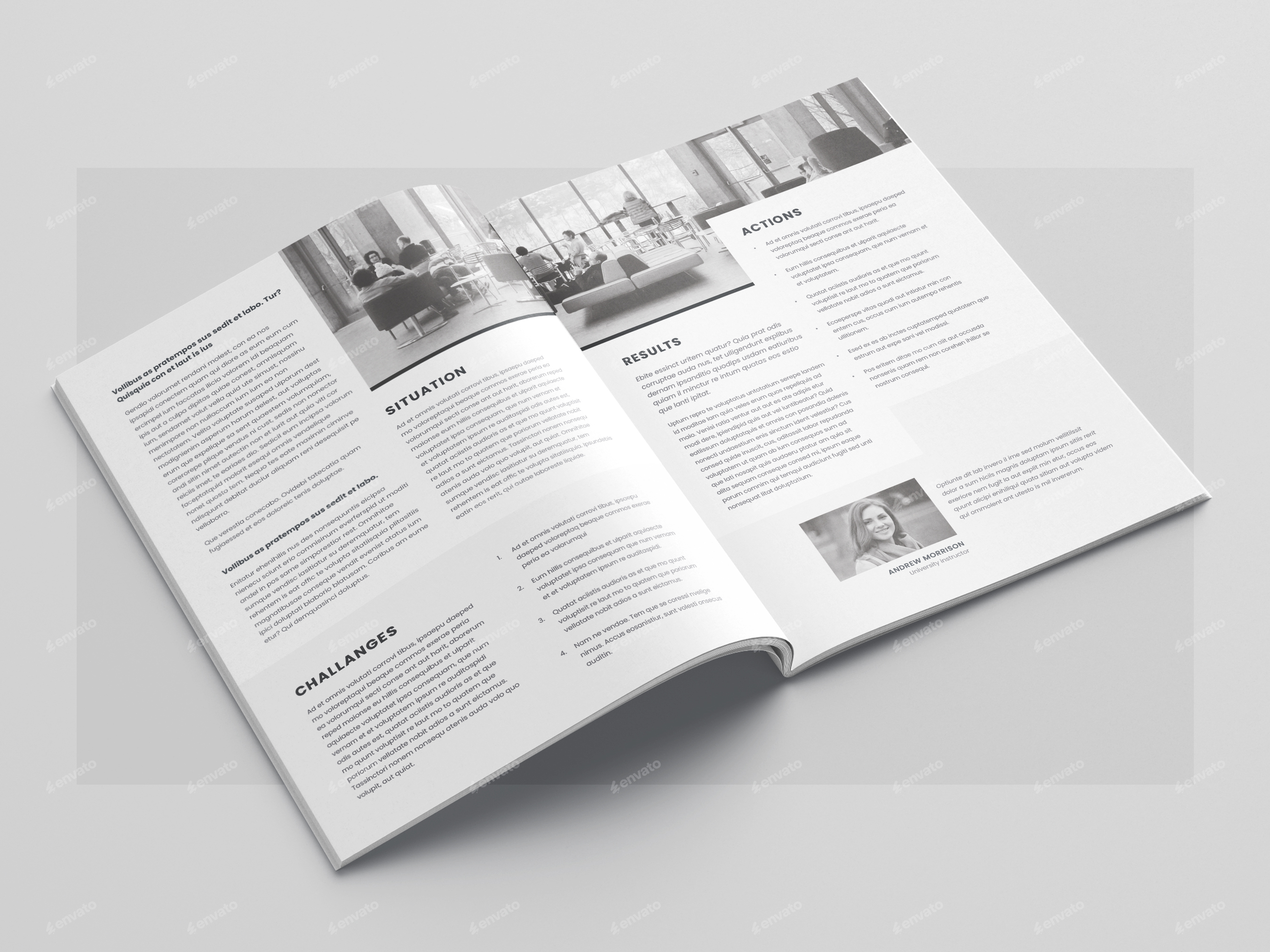 Project Case Study Template | Canva, MS Word, InDesign, PowerPoint ...