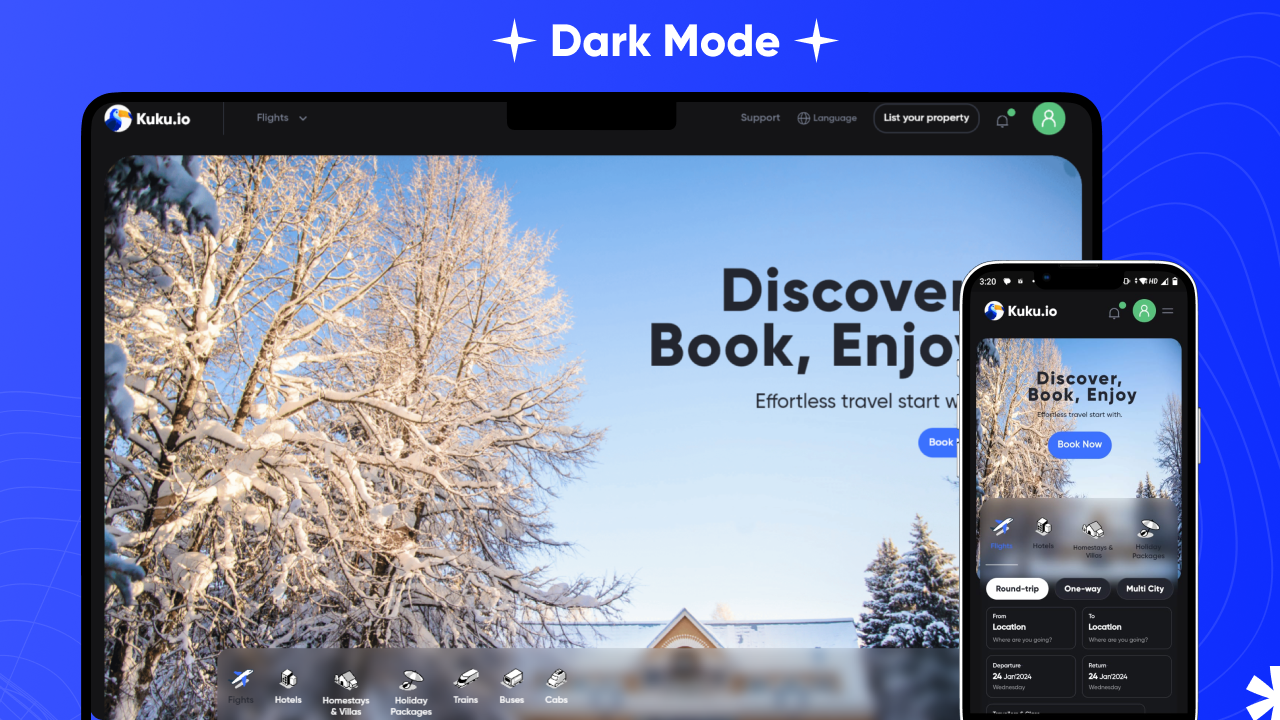 Kuku Multipurpose Business Saas And Travel Flutter Template App Landing Page Flutter Web Ui