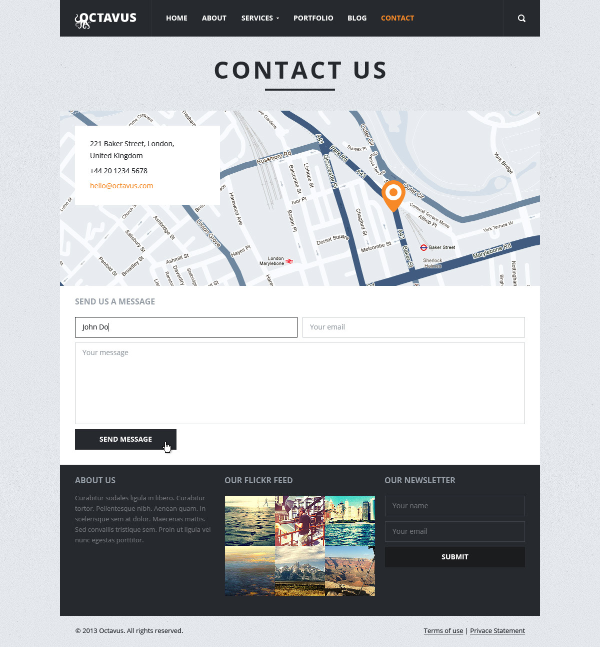 Octavus PSD Template by kripalser | ThemeForest