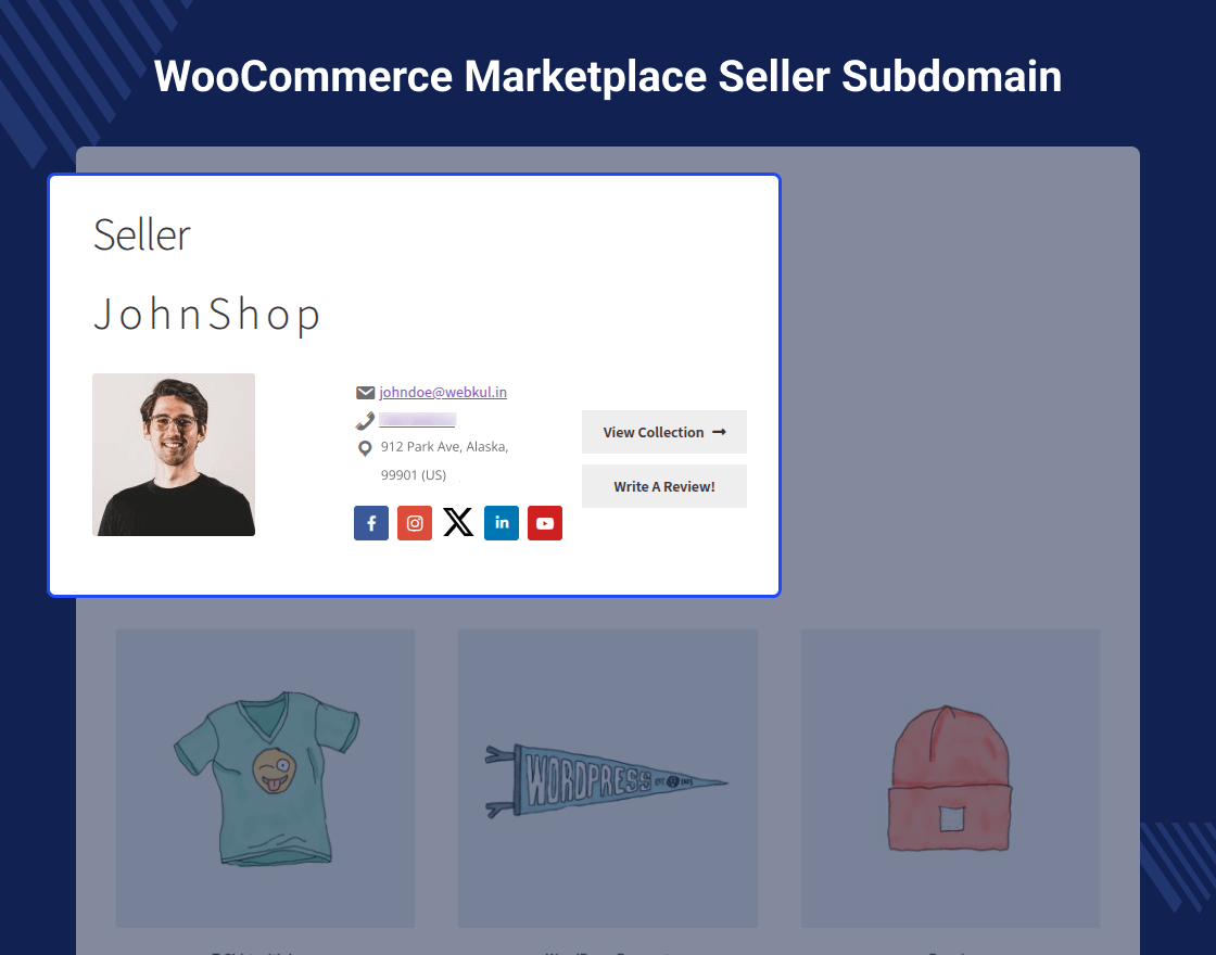 Marketplace Vendor Subdomain Plugin for WooCommerce by Webkul | CodeCanyon